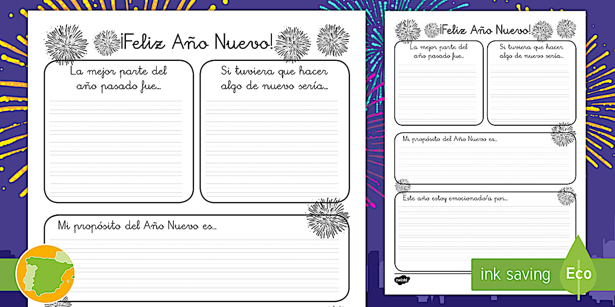 Pautas: Mi propósito de Año Nuevo