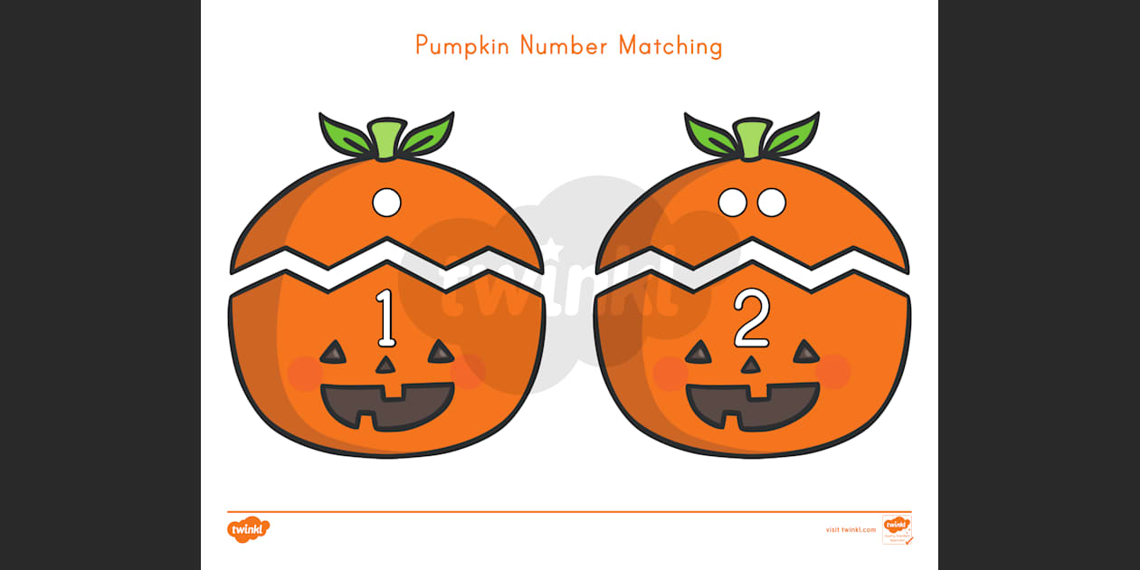 pumpkin counting eyfs
