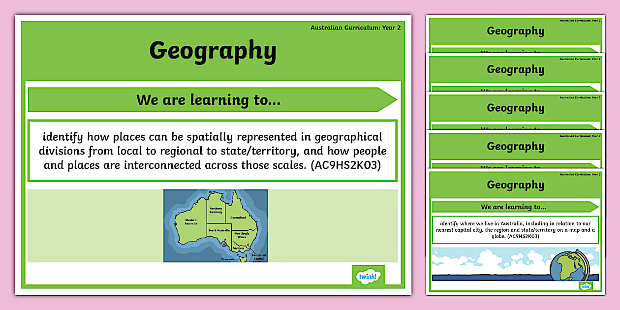 Year 2 Australian Curriculum Geography Content Descriptors