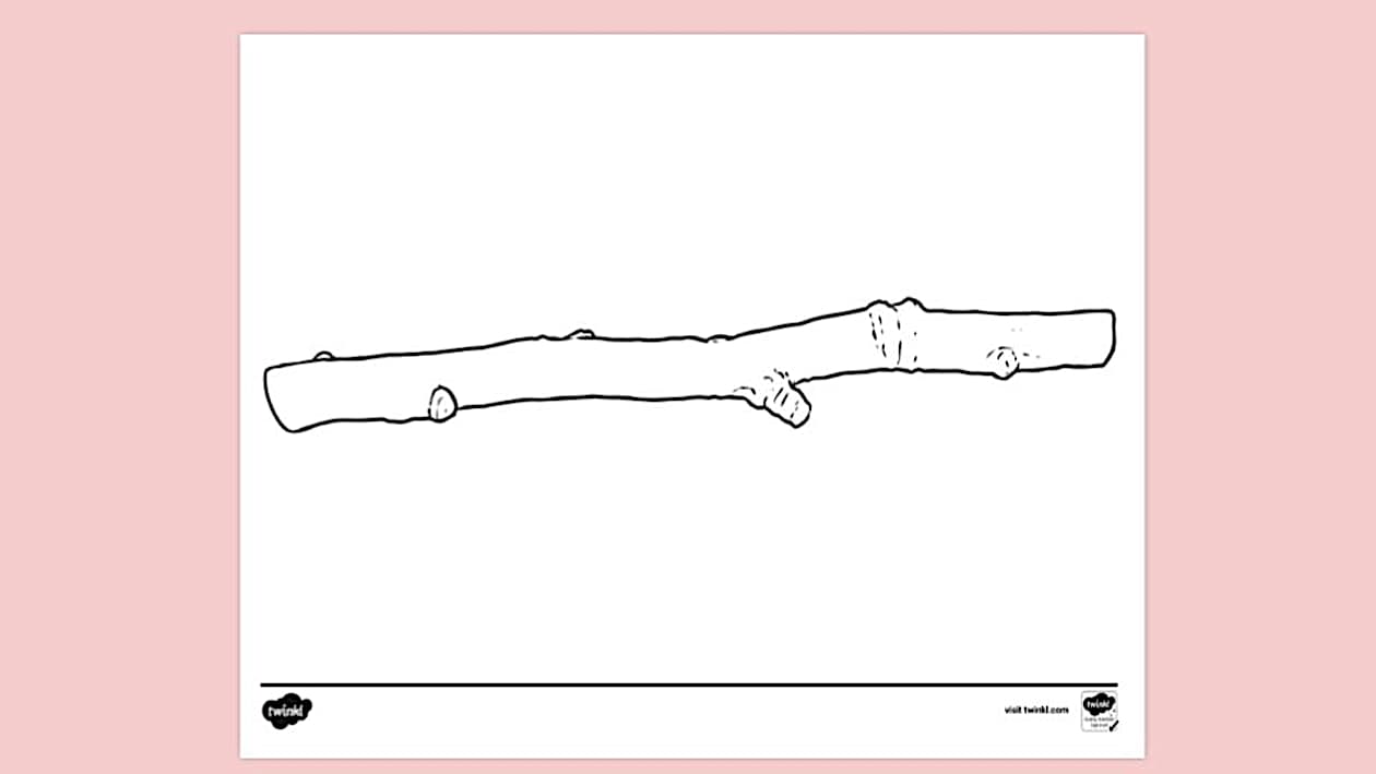 Stick Colouring Sheet | Colouring Sheets (teacher made)