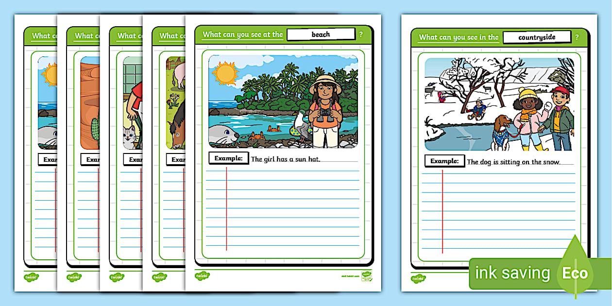 Black and White Writing Stimulus Picture Pack - Twinkl