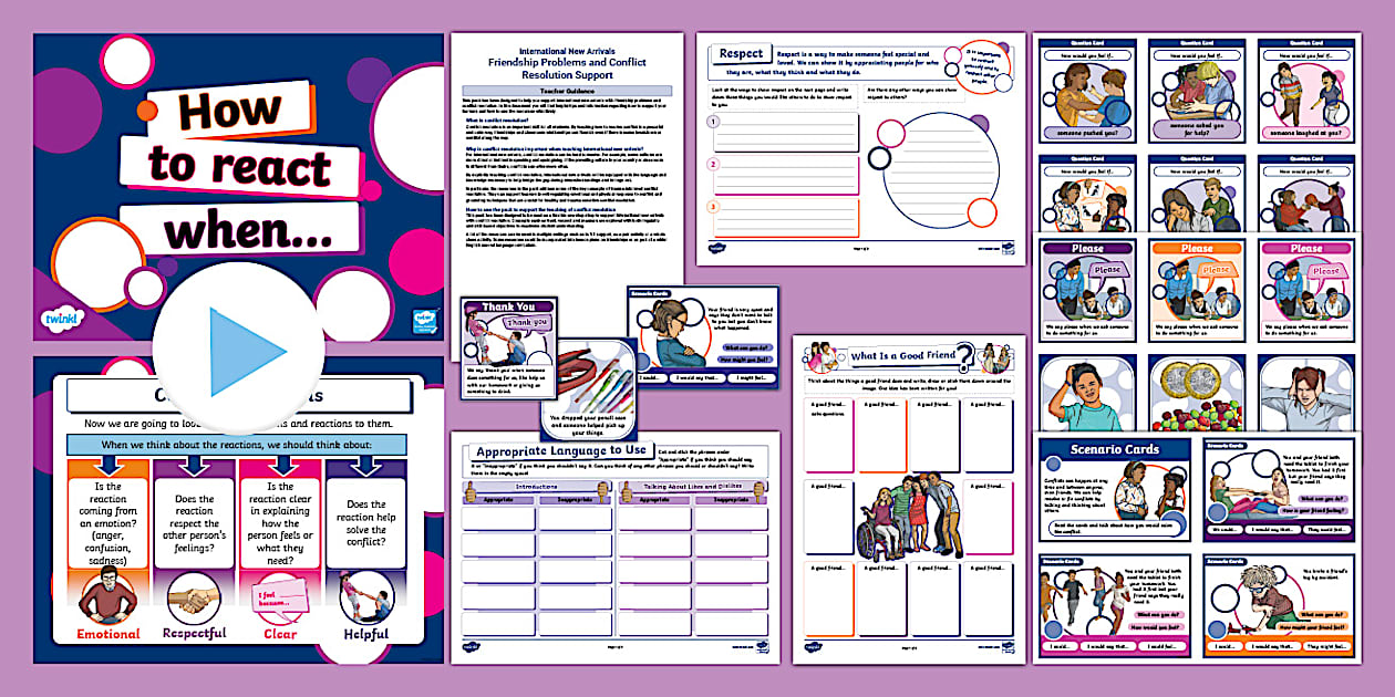 International New Arrivals - Friendship Problems and Conflict Resolution