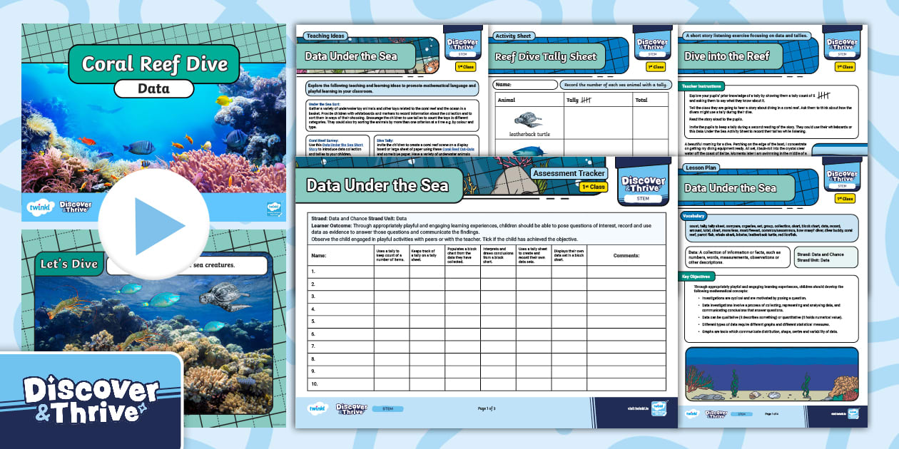 Data Under the Sea Resource Pack (Teacher-Made) - Twinkl