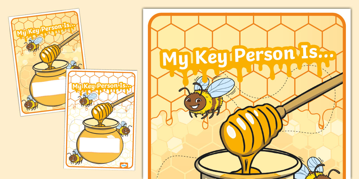 My Key Person Honeypot Display Poster (teacher made)