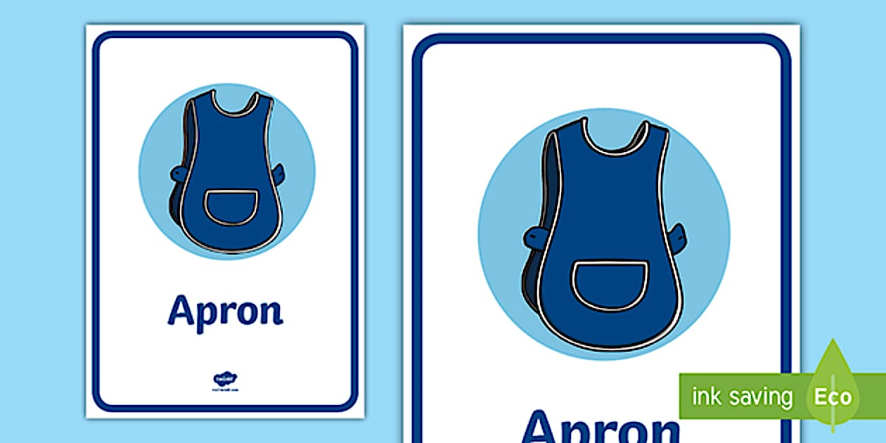 Apron Display Poster (teacher made) - Twinkl