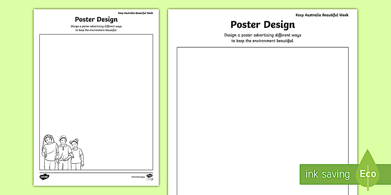 Keep Australia Beautiful Week | Poster Design | Primary