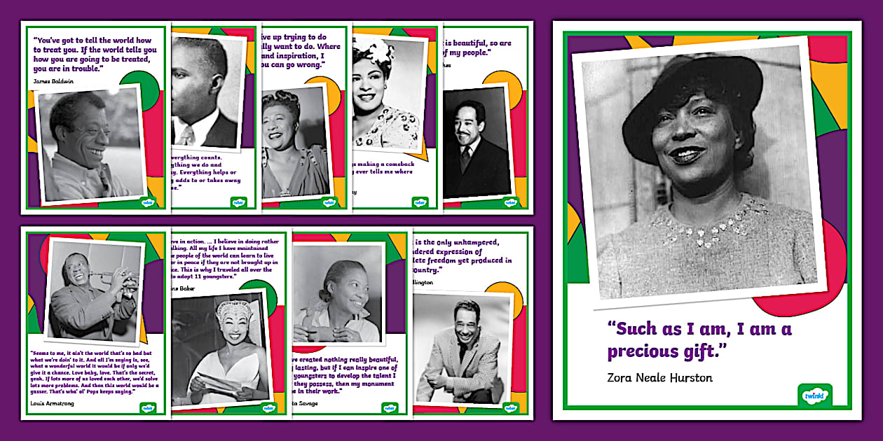 Harlem Renaissance Quotes Posters | Resource | Twinkl USA