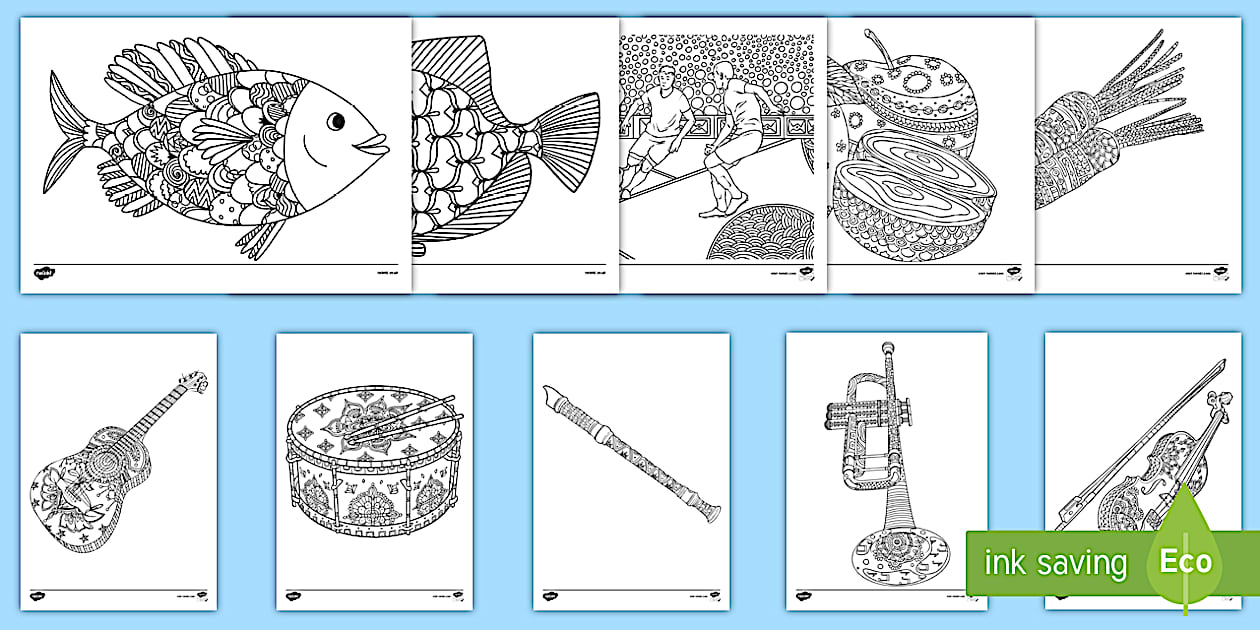 KS2 June Colouring Pages (Hecho por educadores) - Twinkl