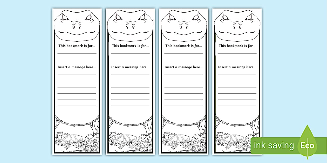 Lizard Colouring Bookmarks (professor feito) - Twinkl