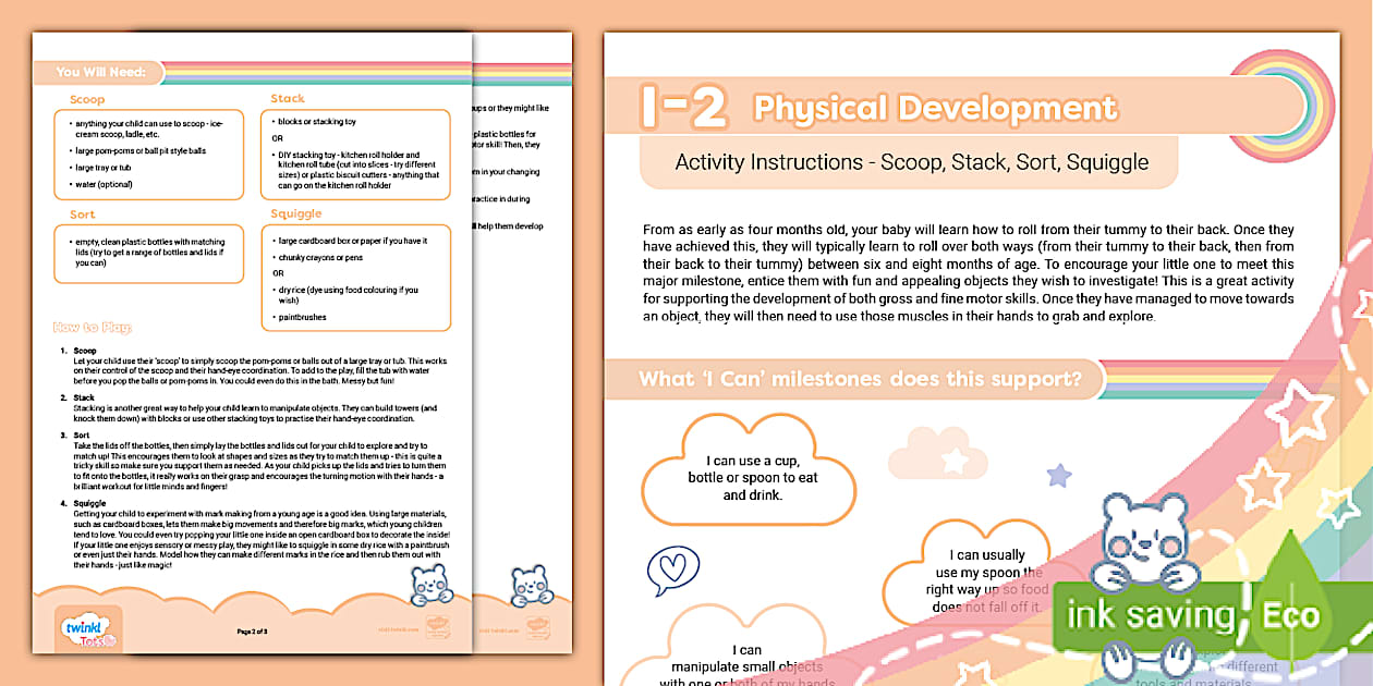 1-2 Physical Development (teacher made) - Twinkl