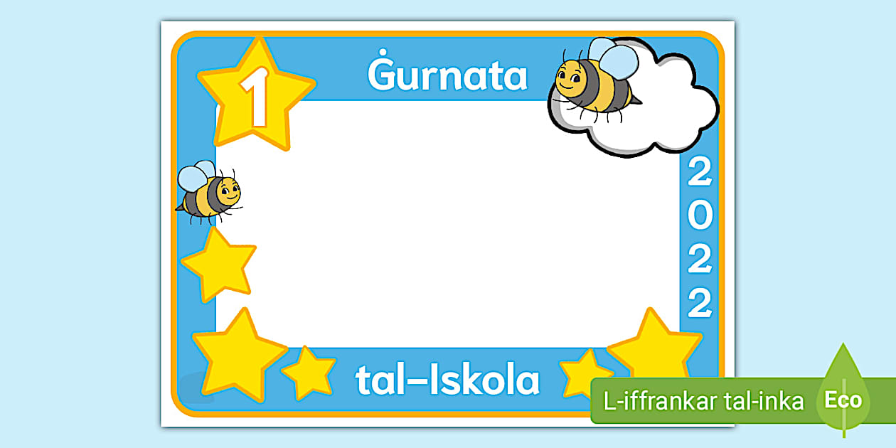 Ritratt għal-Ewwel Ġurnata tal-Iskola
