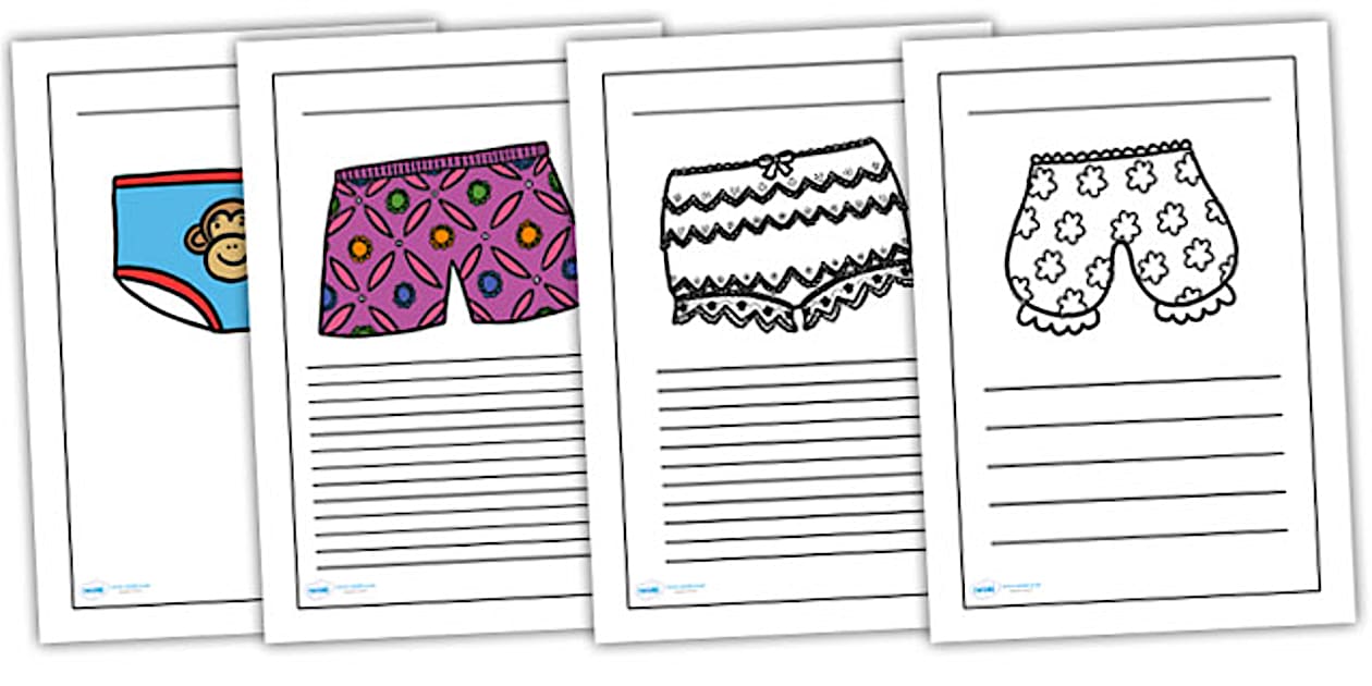 Writing Frames to Support Teaching on Pants - Twinkl