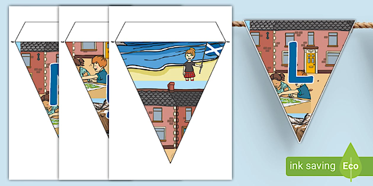 My Local Area Bunting (teacher made) - Twinkl
