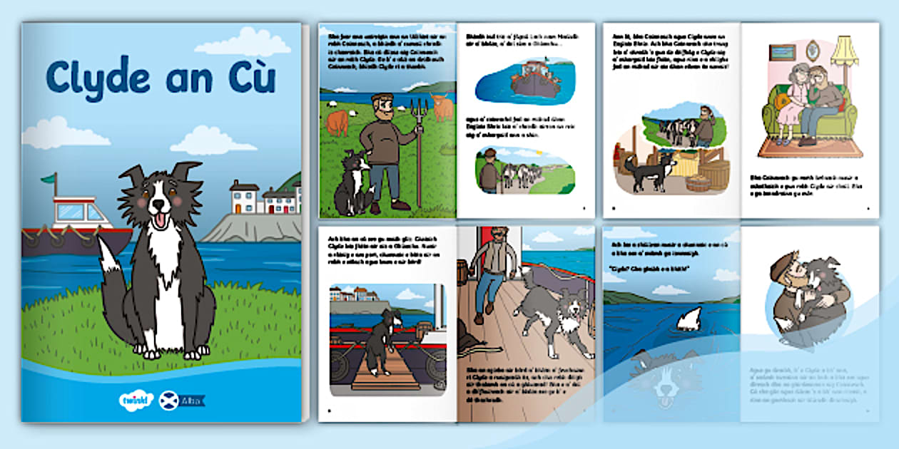 Leabhar-d Clyde an Cù - Stòiridh bho Twinkl (teacher made)