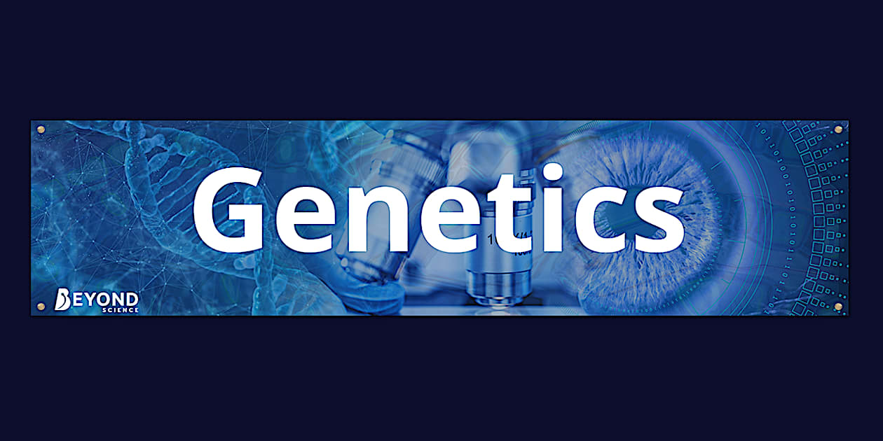 Inheritance, Chromosomes, DNA and Genes Display Banner