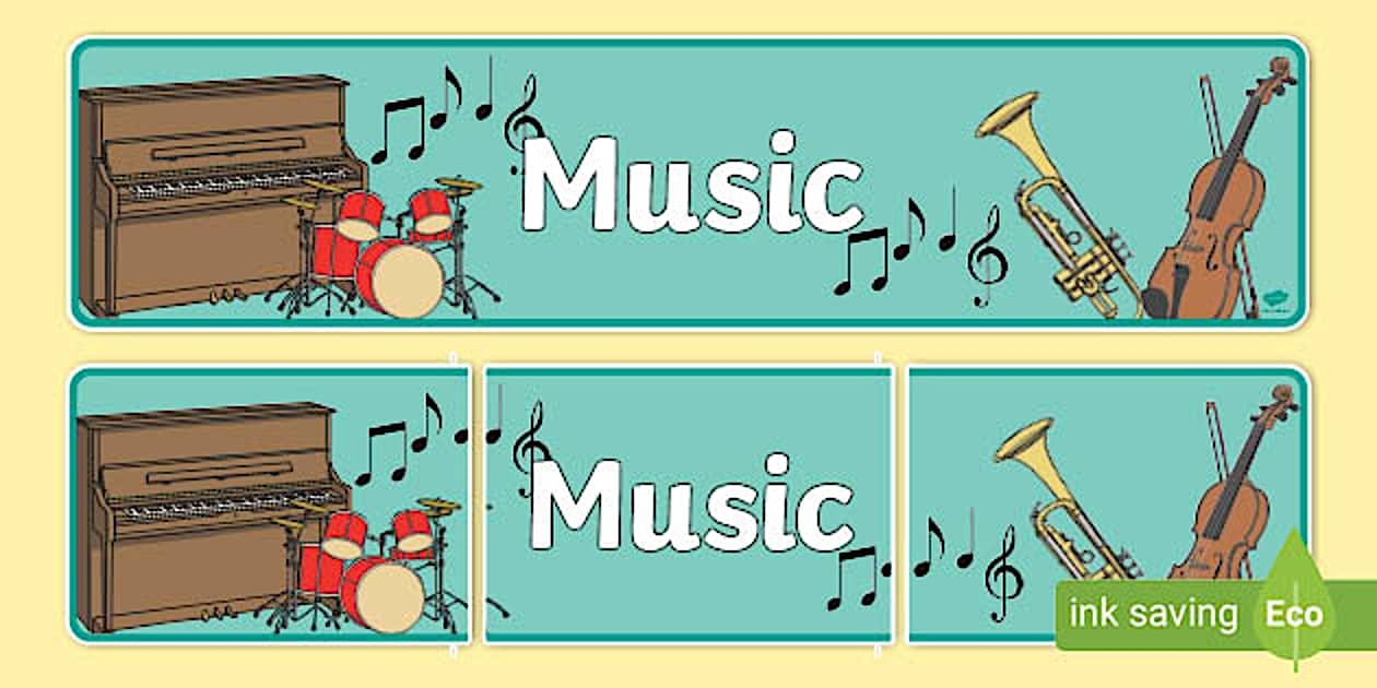Music - Sound Arts Display Banner NZ (teacher made) - Twinkl