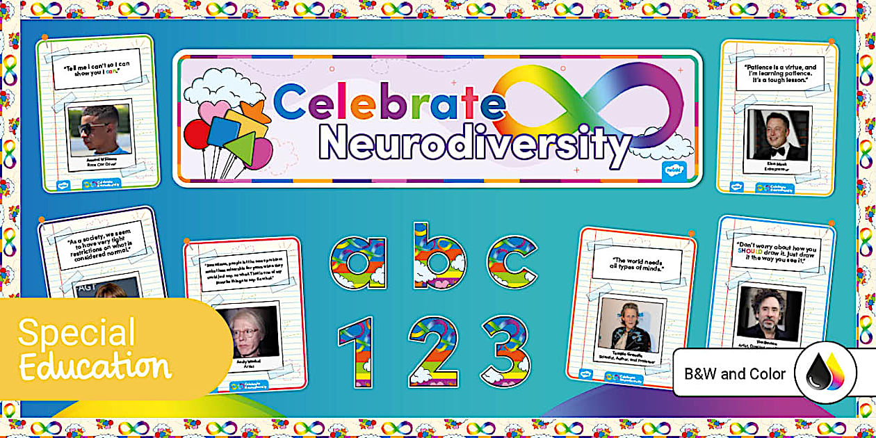 Celebrate Neurodiversity Bulletin Board Pack | Twinkl