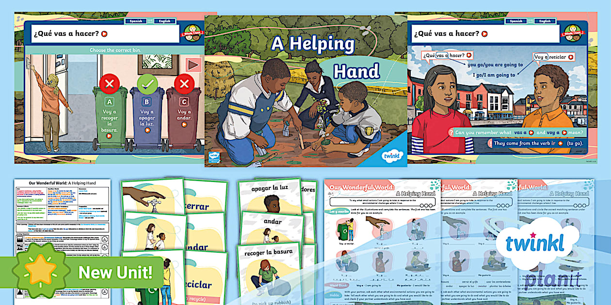 👉 PlanIt Year 6 Spanish Lesson: A Helping Hand - Twinkl