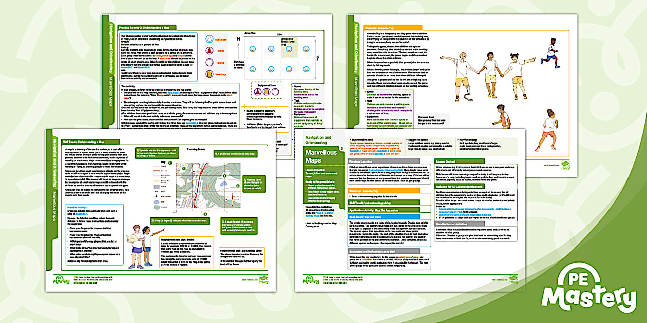 PE Mastery: UKS2 Navigation and Orienteering Lesson 3 - Maps