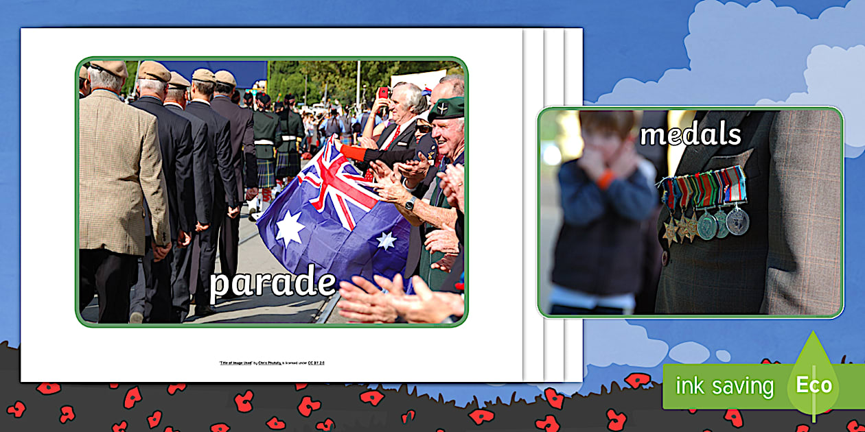 Anzac Day Display Photos - Australia - Events (teacher made)