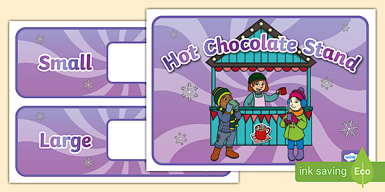 Hot Chocolate Sign (Teacher-Made) - Twinkl