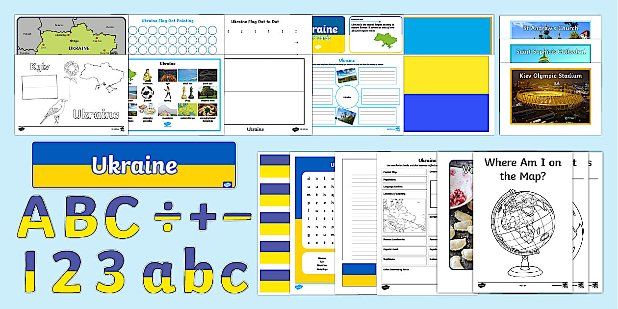 Ukraine Activity Pack (teacher made) - Twinkl