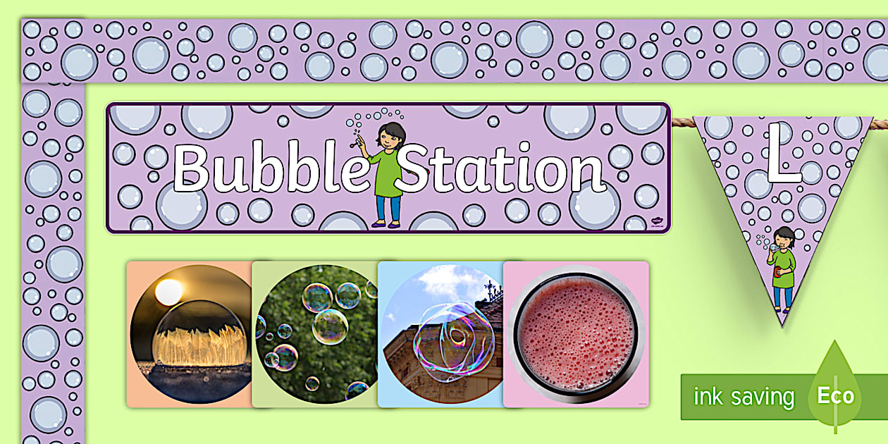 👉 Bubble Station Display Pack - Twinkl Early Years