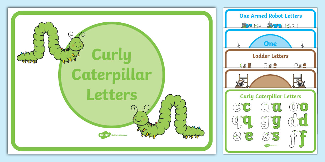 Left-handed Friendly Letter Formation Families Posters