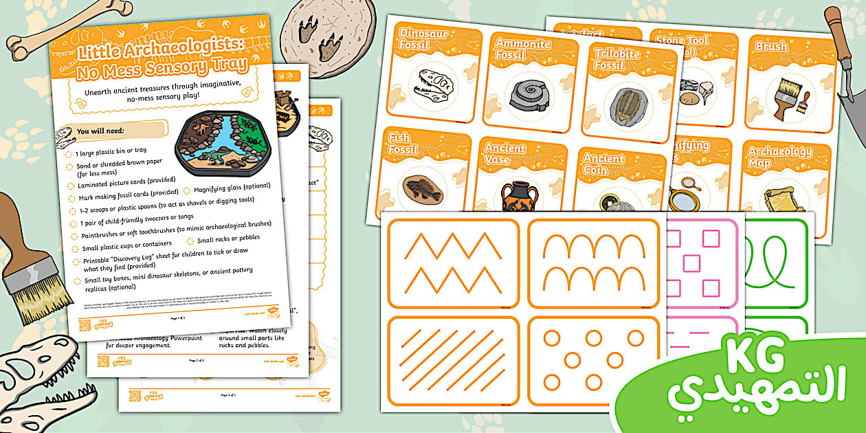 Little Archaeologists: No Mess Sensory Tray | EYFS Understanding the World