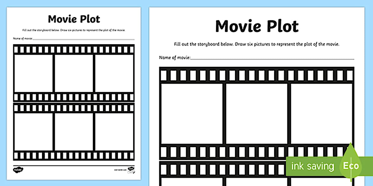 Movie Plot Worksheet (Teacher-Made) - Twinkl