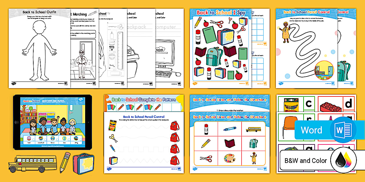 15 Preschool Back to School Activities | Twinkl USA - Twinkl