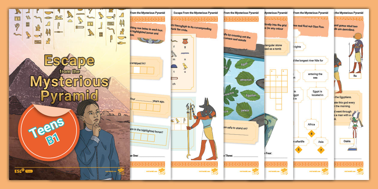 ESL Printable Escape Room Game (teacher made) - Twinkl