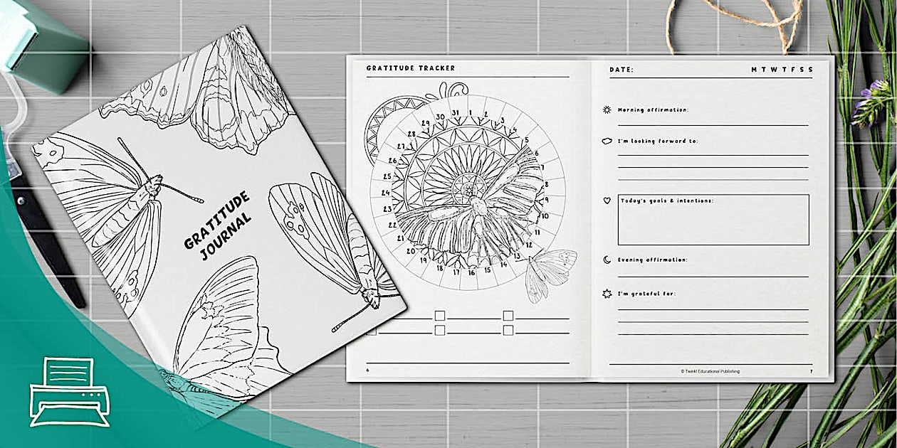 Butterflies - The Gratitude Journal | Twinkl Busy Bees
