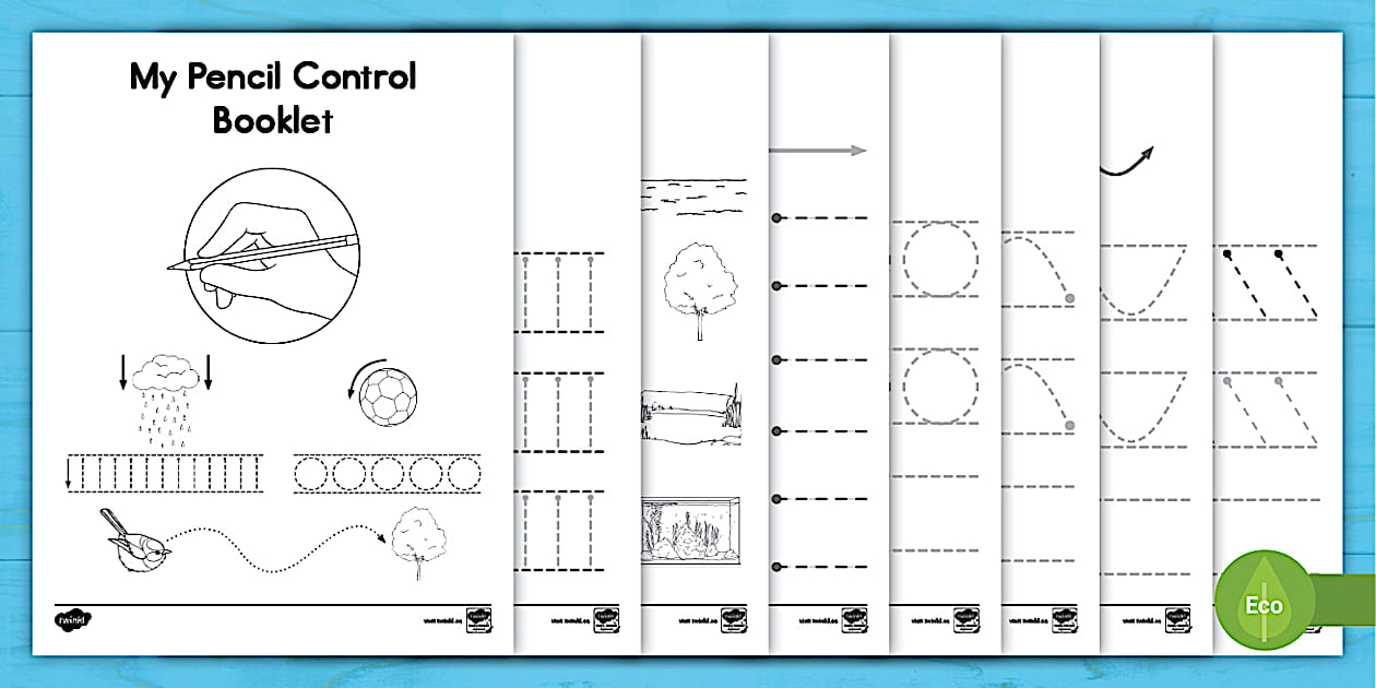 My Pencil Control Booklet (teacher made) - Twinkl