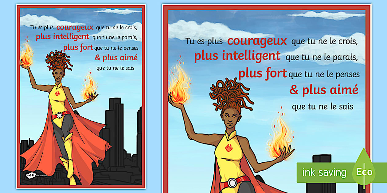 Poster : Tu es plus courageux que tu ne le crois - Twinkl