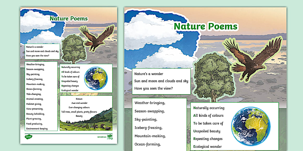 KS2 Nature Poem Examples - KS2 (teacher made) - Twinkl