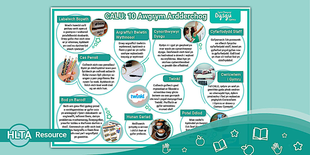 DP CALU yng Nghymru: 10 Awgrym Ardderchog