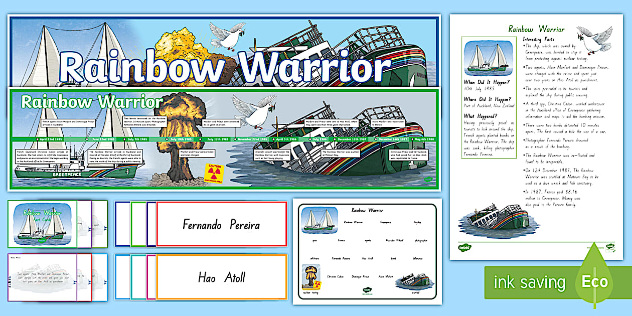 Rainbow Warrior Resource Pack - Years 5-6 - Twinkl NZ