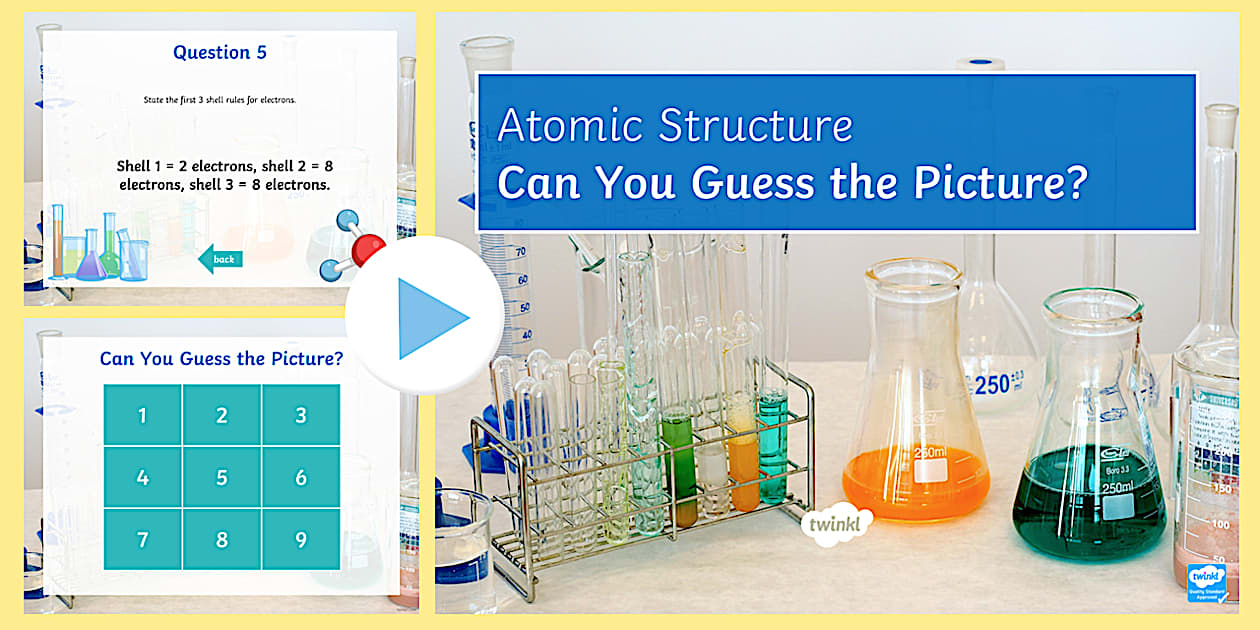 Atomic Structure and the Periodic Table Quick Quiz - Twinkl