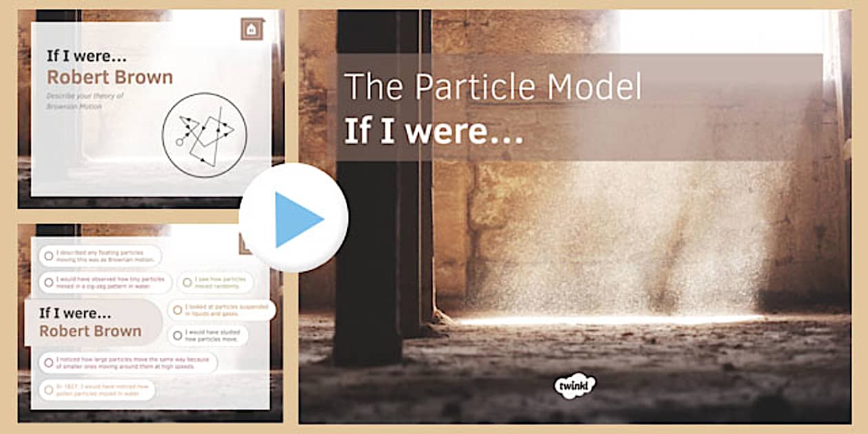 KS3 Particle Model If I were.... PowerPoint (teacher made)