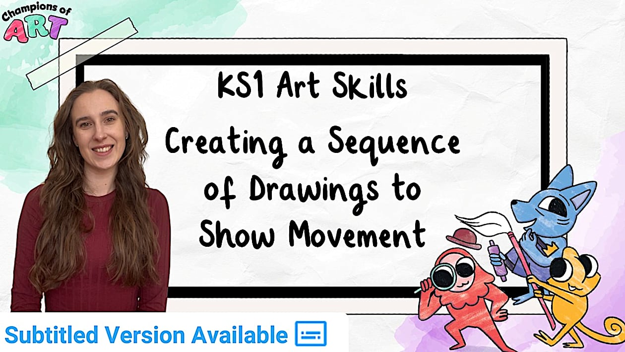 Creating a Sequence of Drawings to Show Movement Art Concept Video ...