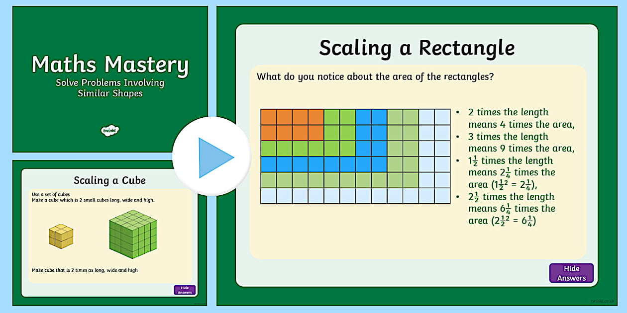 Year 6 Ration: Scale Factor PowerPoint - Maths | Twinkl