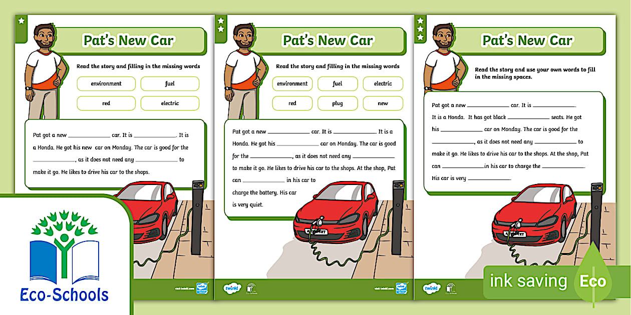 New Electric Car (teacher made) - Twinkl