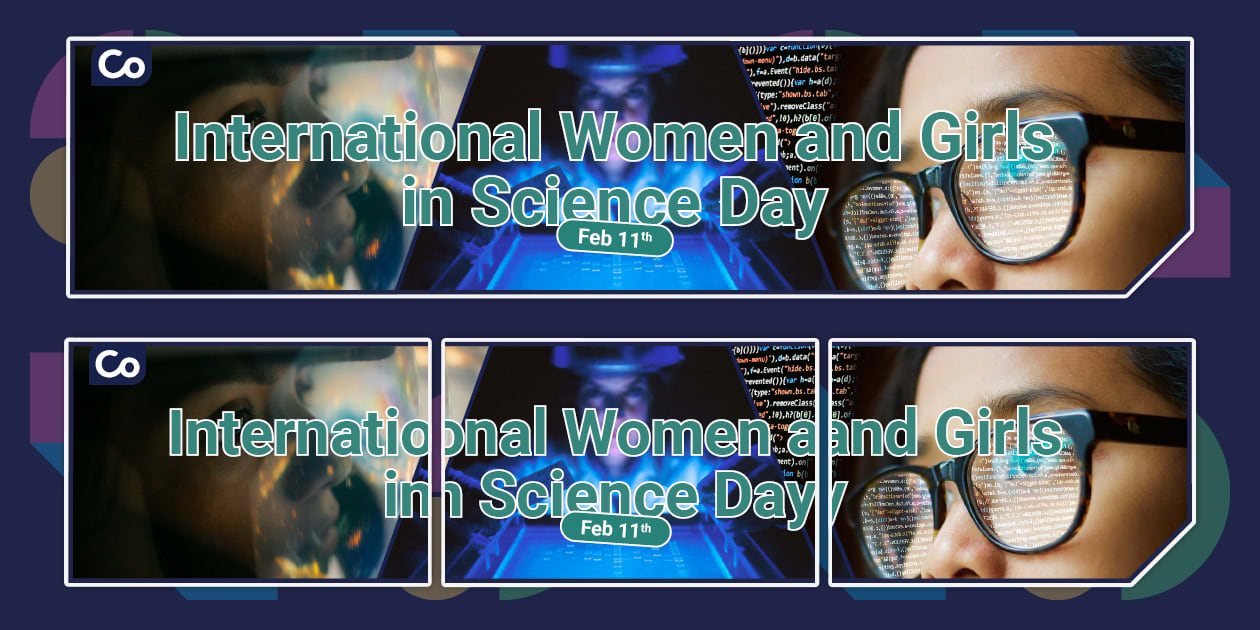 International Women and Girls in Science Day: Display Banner