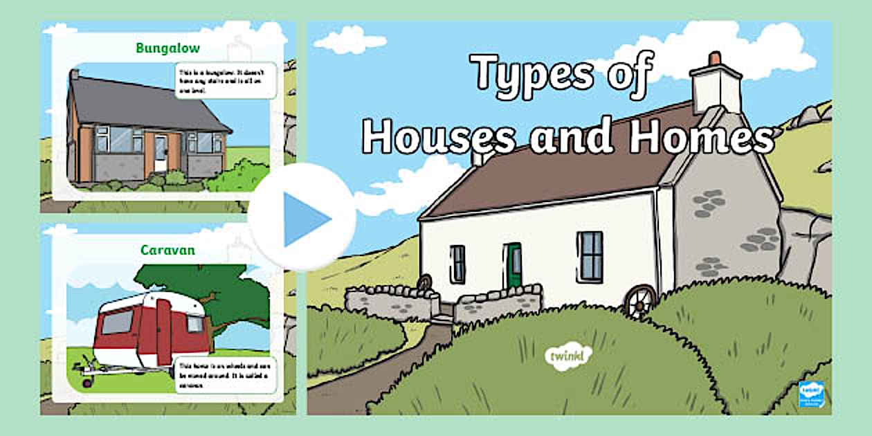 Houses and Homes Description PowerPoint (teacher made)
