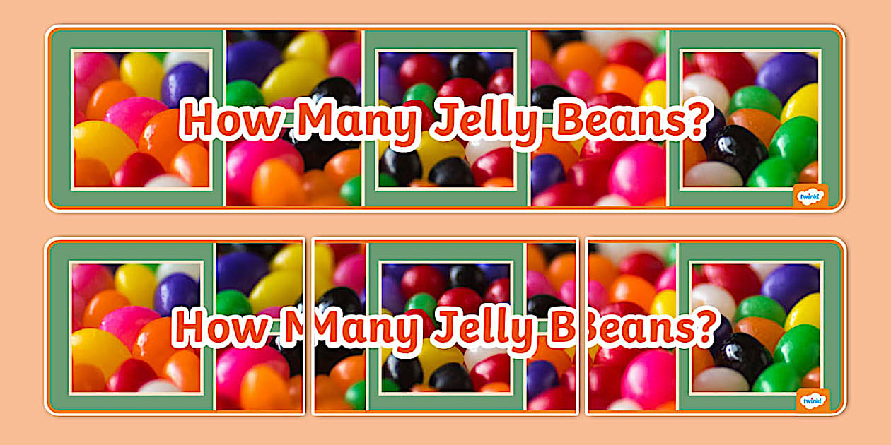 How Many Jelly Beans? Photo Display Banner (Teacher-Made)