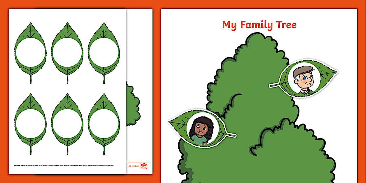 My Family Tree Activity (teacher made) - Twinkl