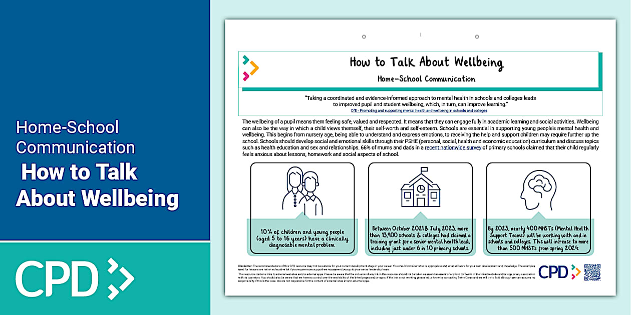 How to Talk About Wellbeing: Home-School Communication