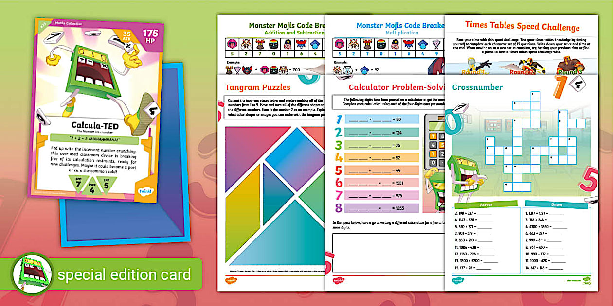 Champion Cards Day of Maths Pack - Twinkl