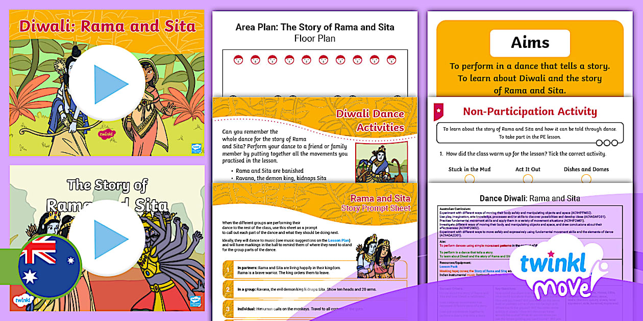 Move PE Foundation to Year 2 Dance: Diwali Activity Pack